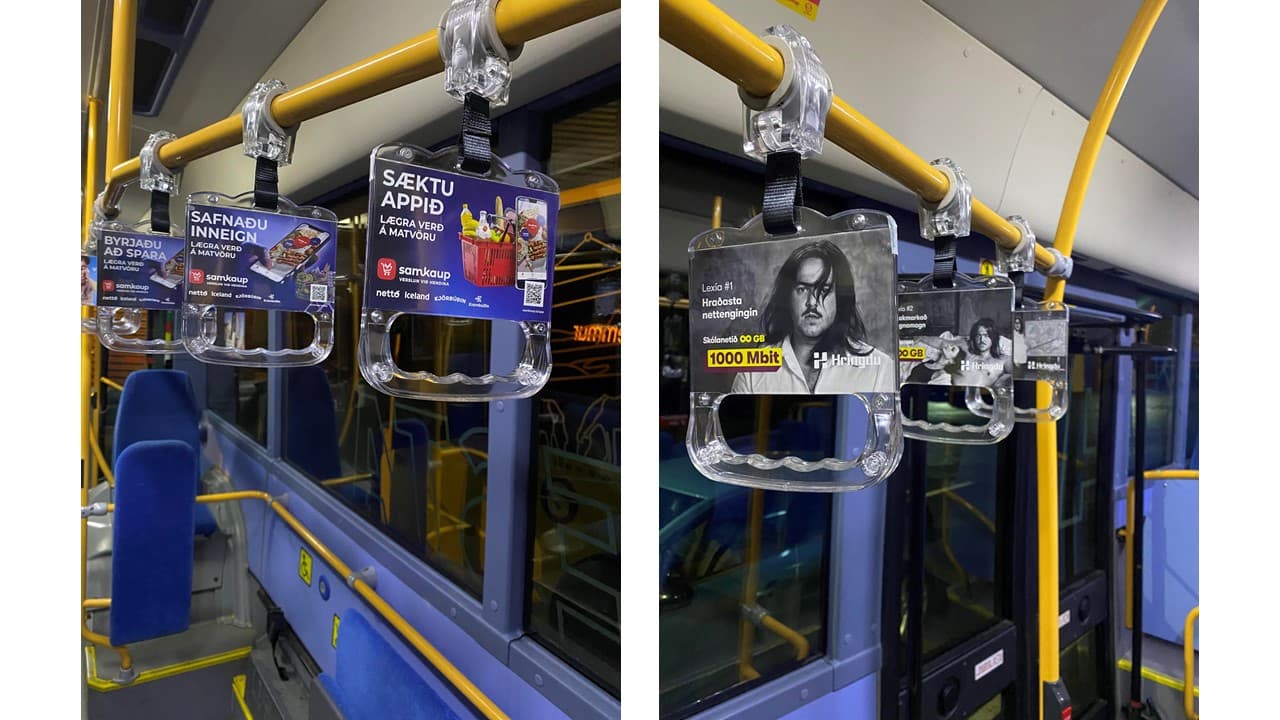 Handles on board buses – Strætó