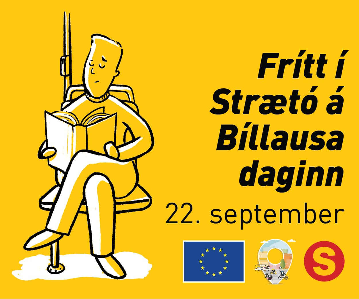 Free access to Strætó buses on the Car-free day – Strætó
